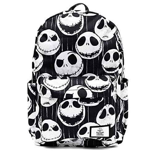 Wondapop Disney Nightmare Before Christmas Jack Skellington 17" Full Size Nylon Backpack