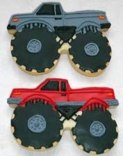 Monster Truck 5 Inch Cookie Cutter from The Cookie Cutter Shop – Tin Plated Steel Cookie Cutter