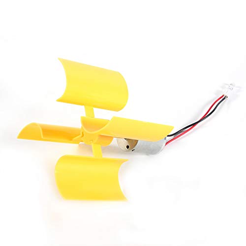 Omabeta Wind Turbine DIY Kit Health Gear Vertical Wind Generator Small Motor Vertical Electricity Generator for Science Education Teaching Physical Power Generation Principle