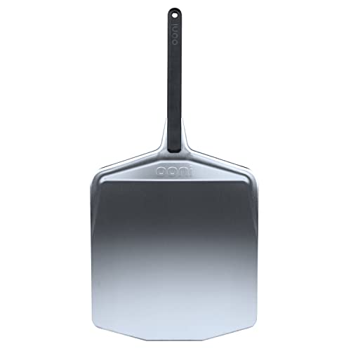 Ooni 12" Pizza Peel – Long Handle Super Smooth Aluminium Pizza Paddle – Lightweight Pizza Turning Peel – Ooni Outdoor Pizza Oven Accessories