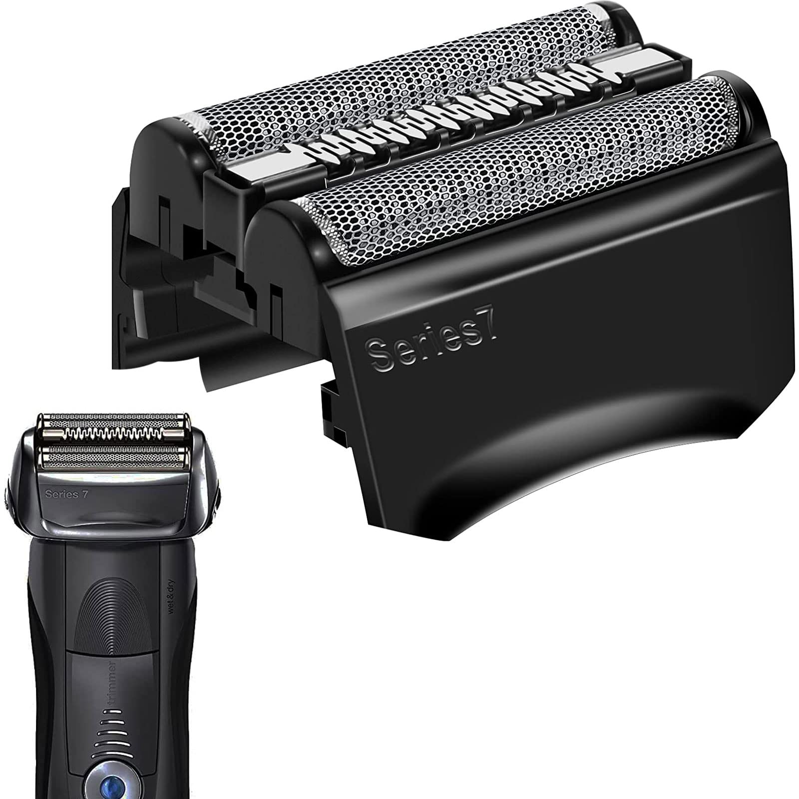 Series 7 70B Replacement Head Blades Fit for Braun Series 7 Shavers Electric Men's Razor, 70B Replacement Head Fit for Braun 7720, 750CC, 760CC, 765C, Shaver Replacement Heads Blade for Model Series 7