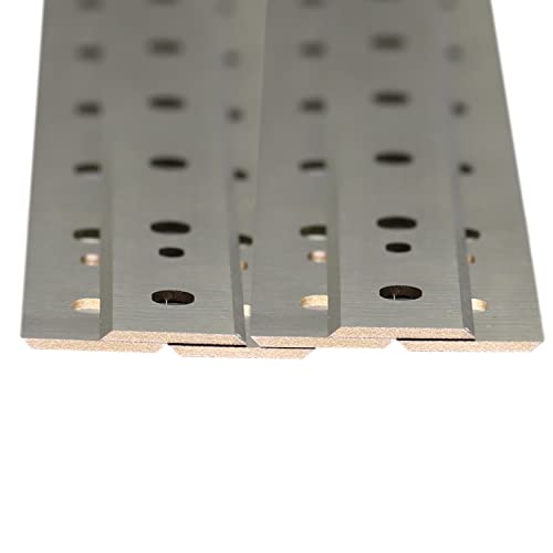 Planer Blades Knives for DeWalt DW735 7352 735X Thickness Planers with 13 Inch HSS Replacement Double edge 2 Set (6 pcs)