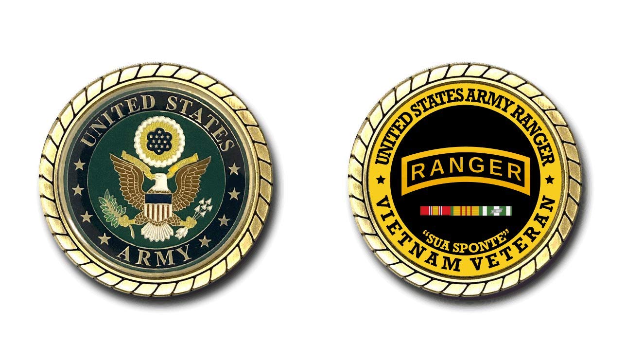 Ranger Vietnam Veteran Challenge Coin - Officially Licensed