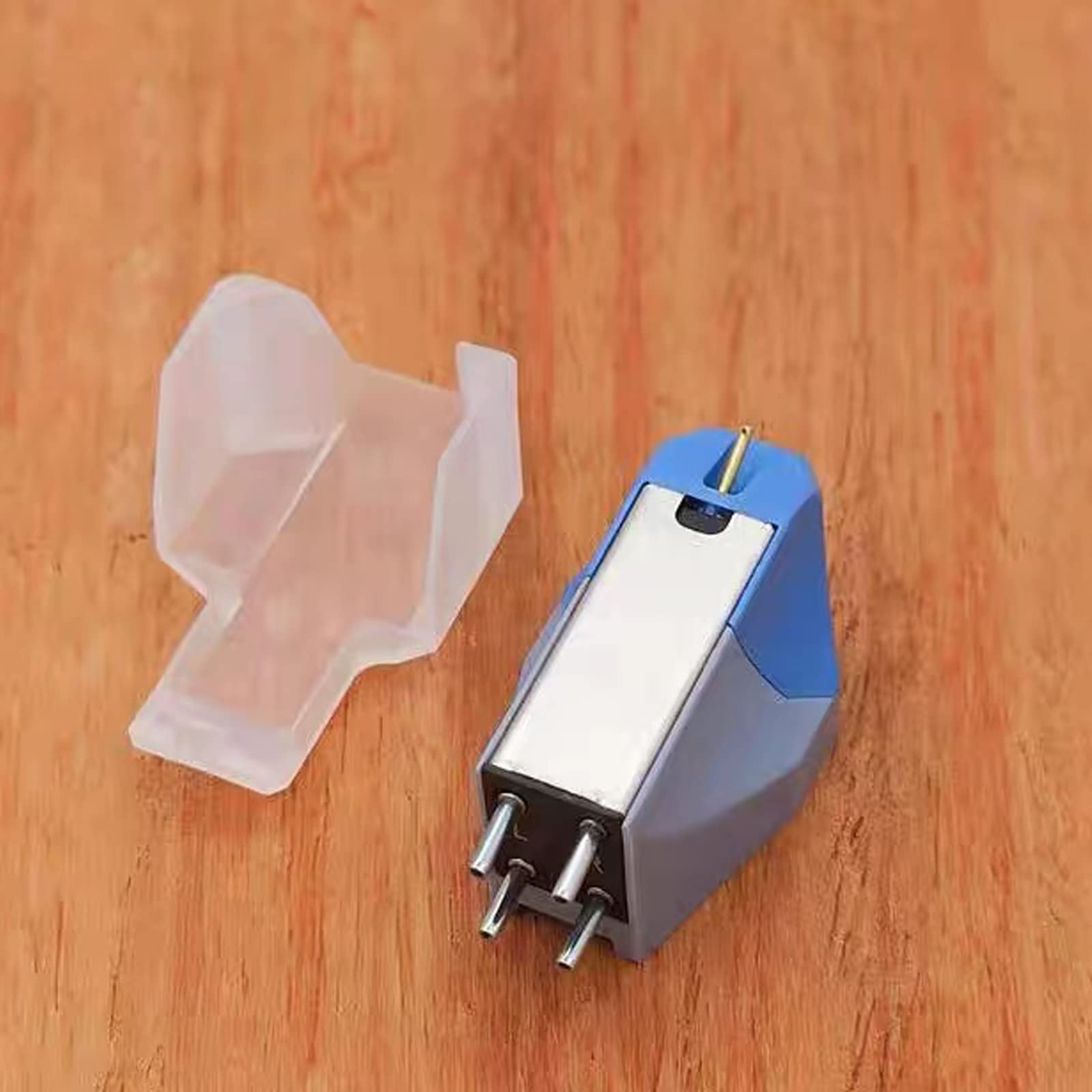 MM Moving Magnet Phono Cartridge with Stylus Diamond Tip Standard Mount for Most Turntable Record Player (Blue)