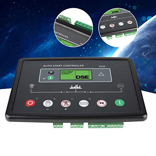 Oumefar 8V-35V DSE6120 Deep Sea Electronic Generator Controller Module 6120 Generator Control Panel LCD Display Electronic Power Controller Module for Generator