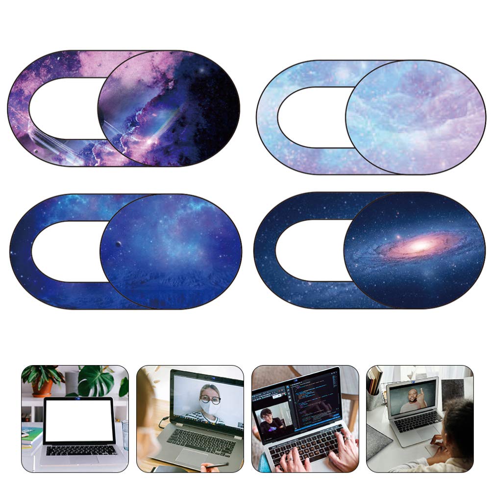 SHERCHPRY 4pcs Camera Privacy Cover Sliding Camera Cover Webcam Cover Slide Cover Webcam Computer Camera Cover Slide Laptop Camera Cover Webcam Blocker Webcam Shield Cell Slider