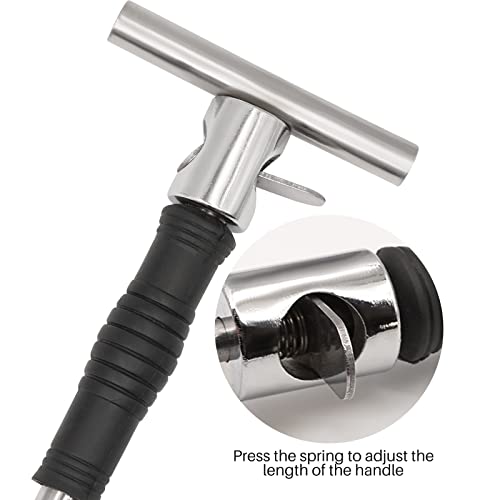PAULOZYN Stainless Steel Hog Pig Catcher Pole Holder Control Tool Heavy Duty for Dog Pig Animals Swine Livestock