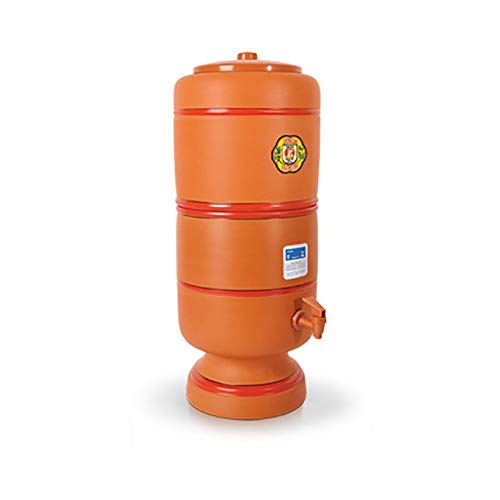 Stéfani São João Brazilian Clay Water Filter (4 L - 1 gal), Brown(22.205-4)