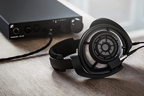 Sennheiser HD 800 S Open-Back Audiophile Headphones and HDV 820 Reference Headphone Amplifier/DAC Bundle