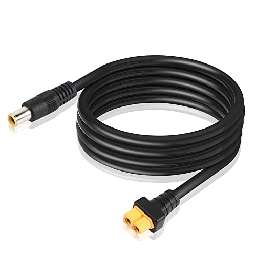 PNGKNYOCN DC 8mm to XT60 Power Cable 14AWG DC 7909 Male to XT60 Female Adapter Cable for Solar Panel Portable Power Station Solar Generator(1.5M/4.9Ft)