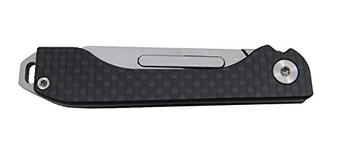 outROAR Gear Folding Scalpel Knife with Carbon Fiber Handle & 10 Replaceable Blades, Slip Joint Action, EDC Pocket Knife