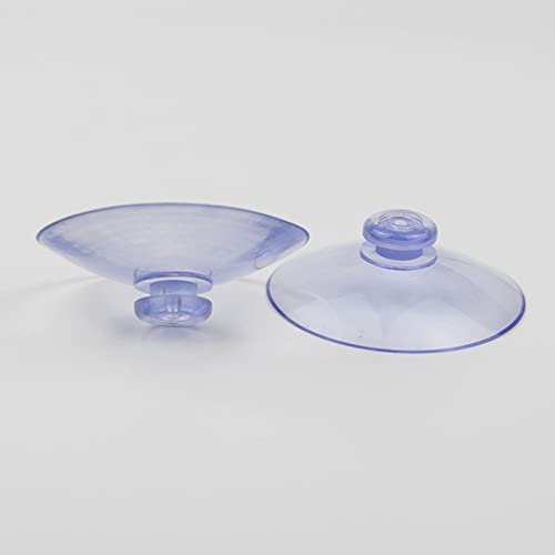 Reheyre 20Pcs Clear Suction Cups, Utility Hooks with Strong Suction, Punch Free and Easy Installation, Stuck It to The Tile in Bathroom, The Mirror, The Wall in Living Room Transparent