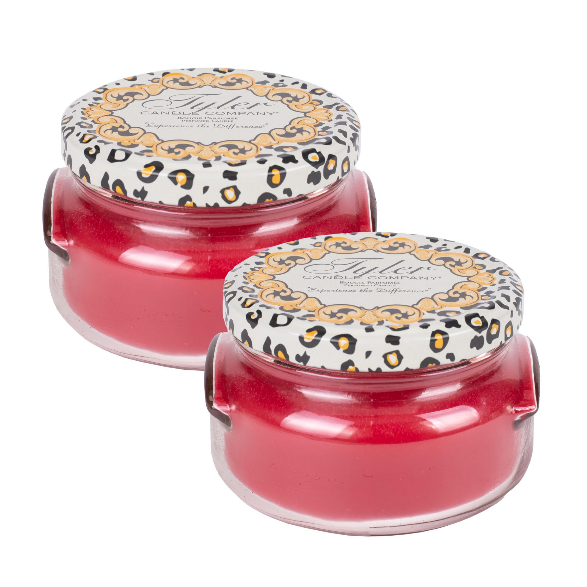 Tyler Candle Company 11164 Frosted Pomegranate 11 Ounce Scented Jar Candle for Home or Office, Pack of 2