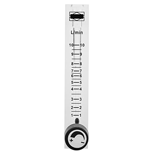 Oxygen Flow Meter,Ozgkee Flow Meter Lzq7 Flowmeter 110Lpm Flow Meter With Control Valve For Oxygen/Air/Gas Gas Flow Meter