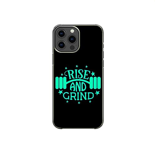 Rise And Grind Gym Freak Workout Lover Pattern Art Design Anti-Fall and Shockproof Gift iPhone Case (iPhone XR)