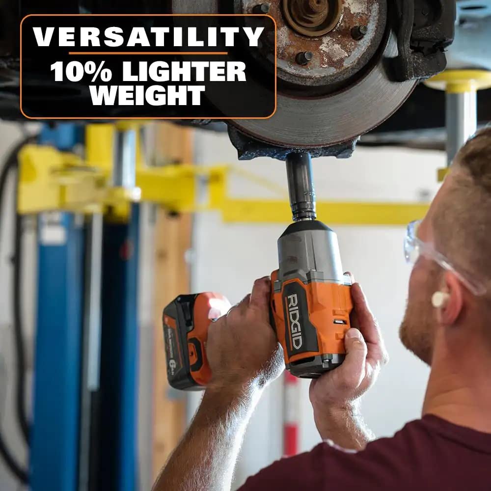 Pacroban 18V Brushless Cordless 4-Mode 1/2 in. High-Torque Impact Wrench Kit with 4.0 Ah Battery and Charger