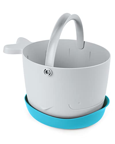 Skip Hop Baby Bath Toy Filled Bucket, Bath Toy & Bucket Gift Set, Grey