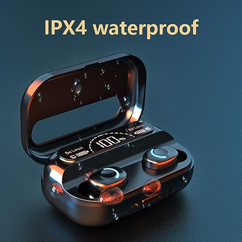 Qaailabf Wireless Earbuds in-Ear Earbud, Bluetooth Headphones 5.3 Stereo, Led Display, Breathing Lamp, Ip4 πΆπΊππΎππππππΏ Earphones Sport Headset for Workout, Running, Gym