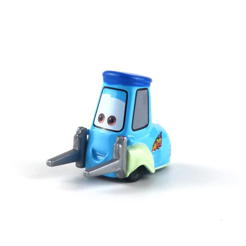 Movie Cars 2 3 Basic Characters Assortment McQueen Mater Chick Hicks Doc Hudson The King Cuz Sheriff Toy Car 1:55 Loose Diecast Vehicles Toys Set Children Car Toy