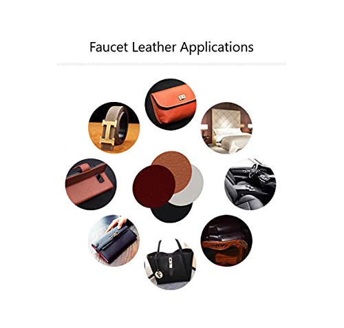 Sand 2 Yards 54" x 72" Soft Synthetic Vinyl Fabric Faux Leather Sheet 54" Wide by The Yard Auto Home Commercial Upholstery Projects Cushion, Seat & Table Pads, Hair Decors(Plus Free Extra 6โ)