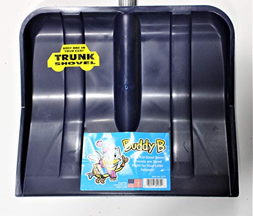 Rugg 227P 227P-S Childrens Poly Snow Shovel, 3.00 x 12.00 x 32.00 inches, Blue