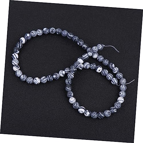 Round Loose Beads 92pcs Crystals Beads Kit Gasket Material Loose Beads for Loose Beads Charms Malachite Gemstone Bead Colored Stone Beads DIY Craft Beads Making Bead Suite Beads