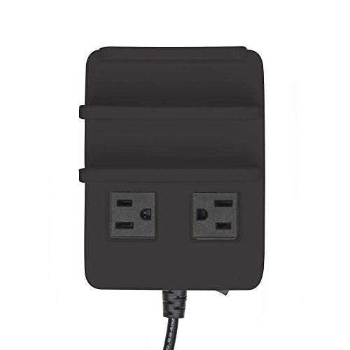 Power Hub Plus Charging Station - Charge Up to 7 Devices Using Only One Wall Outlet | Black Silicone Won't Scratch Device | Attractive Dependable Table Charging | No Set of Short Cords