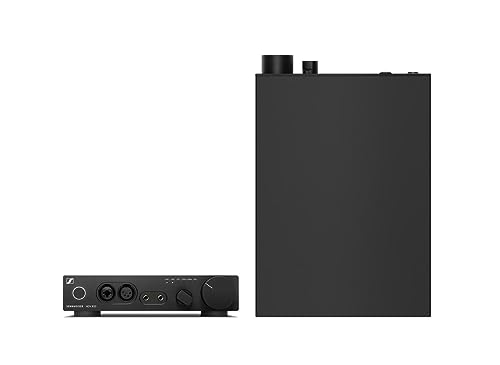 Sennheiser HD 800 S Open-Back Audiophile Headphones and HDV 820 Reference Headphone Amplifier/DAC Bundle