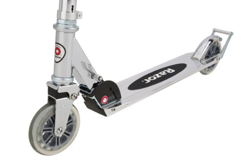 Razor A3 Kick Scooter for Kids β Foldable, Lightweight, Large Wheels, Front Vibration Reducing System, Adjustable Handlebars & A5 LUX Kick Scooter - Pink - FFP,38.6 Inch