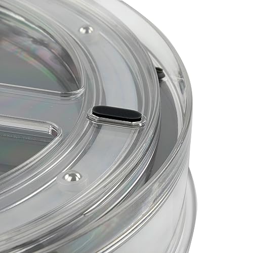 Spectrum Hexa Small Lazy Susan - Set of 2 - Revolving Storage Tray for Refrigerator, Pantry, Cabinet, Table, & Shelf Organization/Perfect for Spices, Condiments, Produce, & More