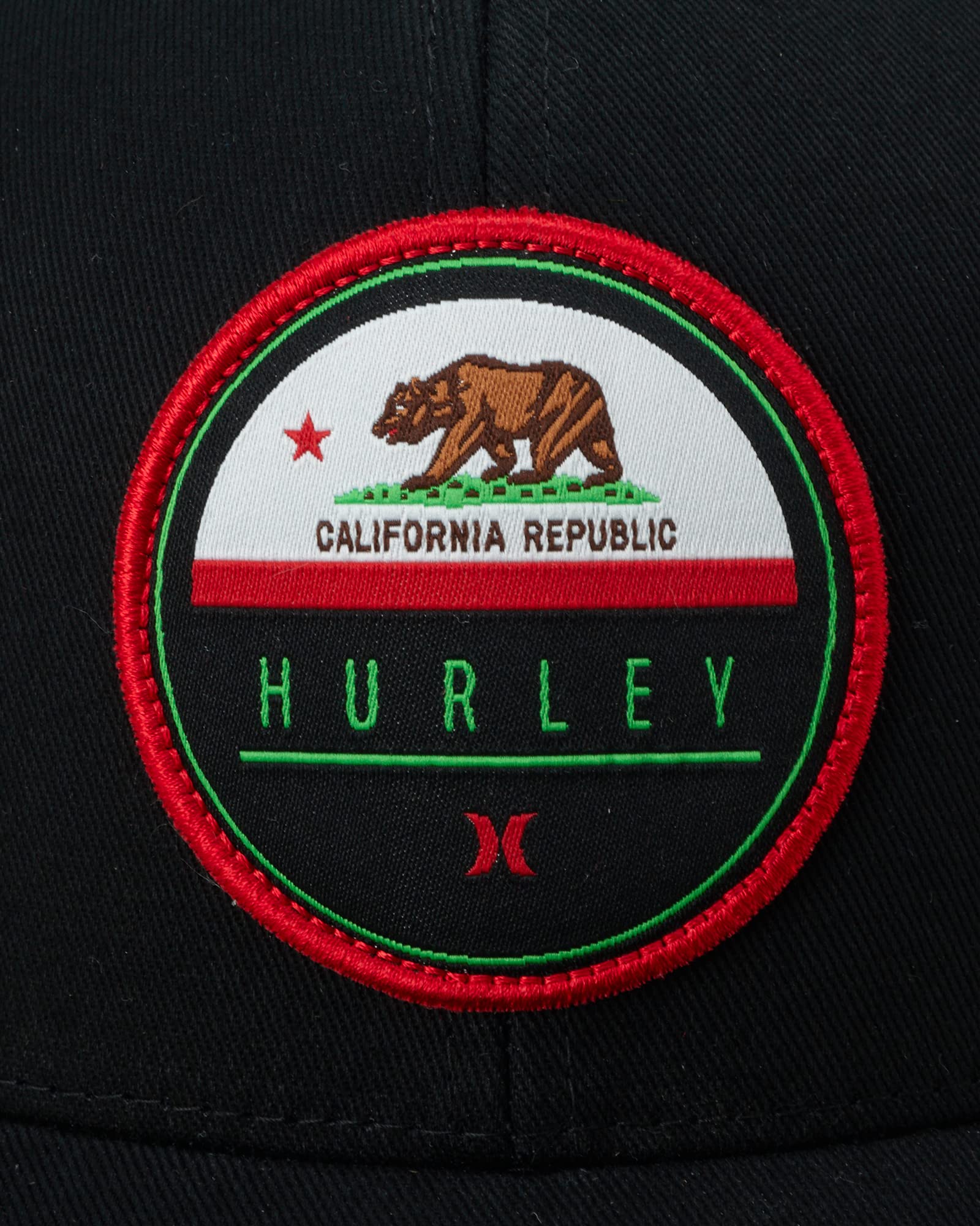Hurley Men's Destination Curved Bill Trucker Baseball Cap Hat, Size One Size, California