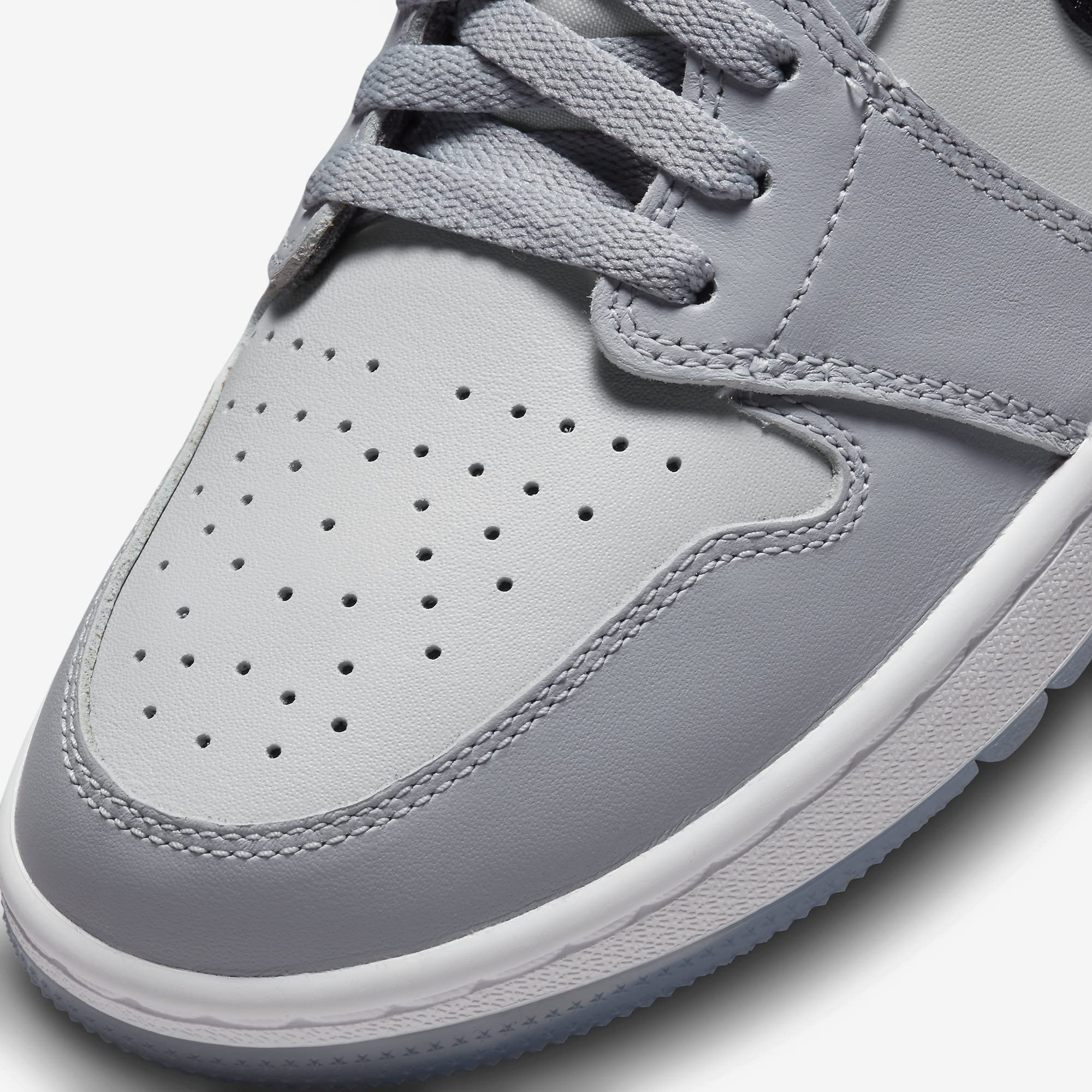 Nike Air Jordan 1 Low G Golf Shoes Size - 10 Grey Marl