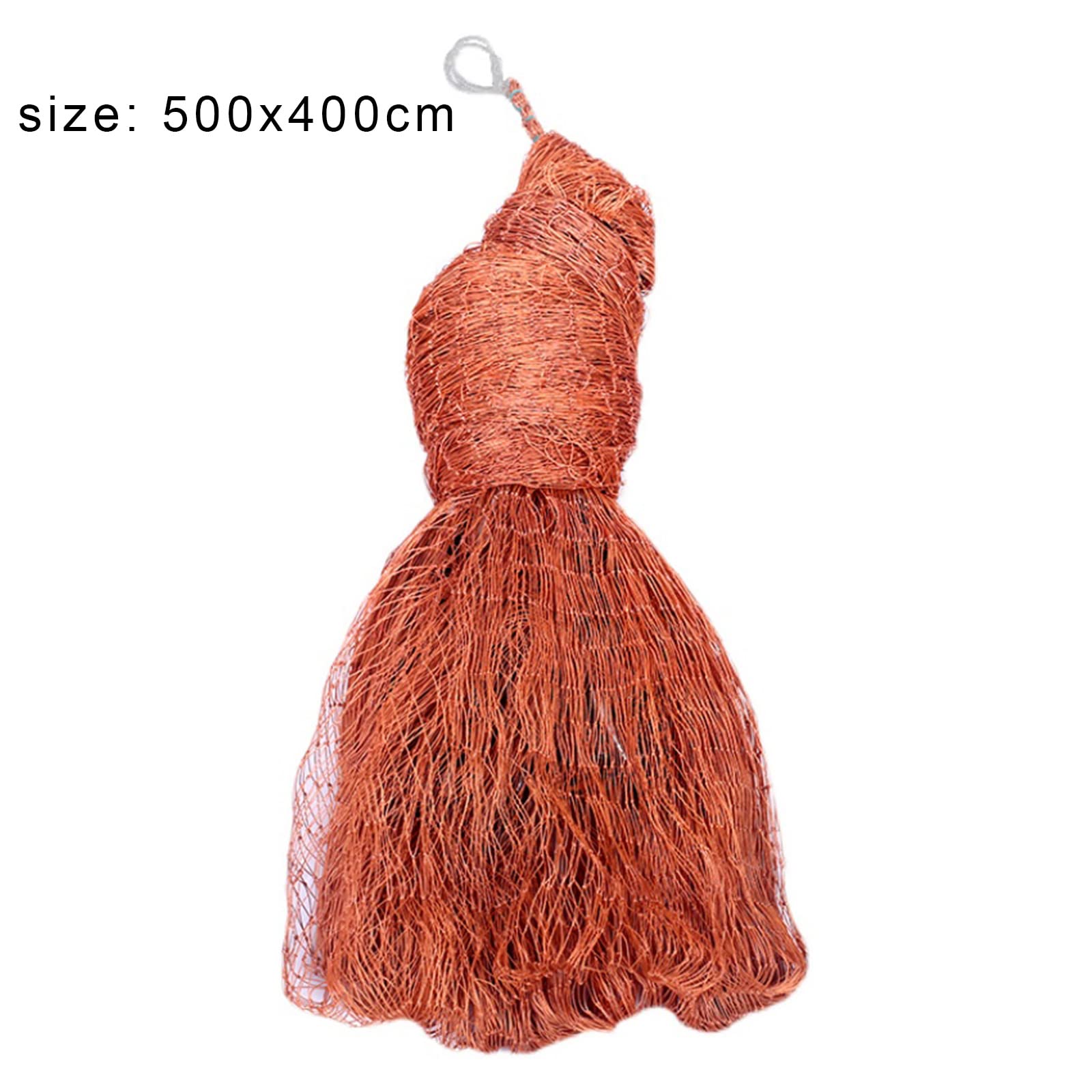 HWTOP Fishing net, Large Area Hand Throwing Net, Sinking Net, Sticking Net, Portable Fishing Tool, Sturdy and Durable, 1 Finger