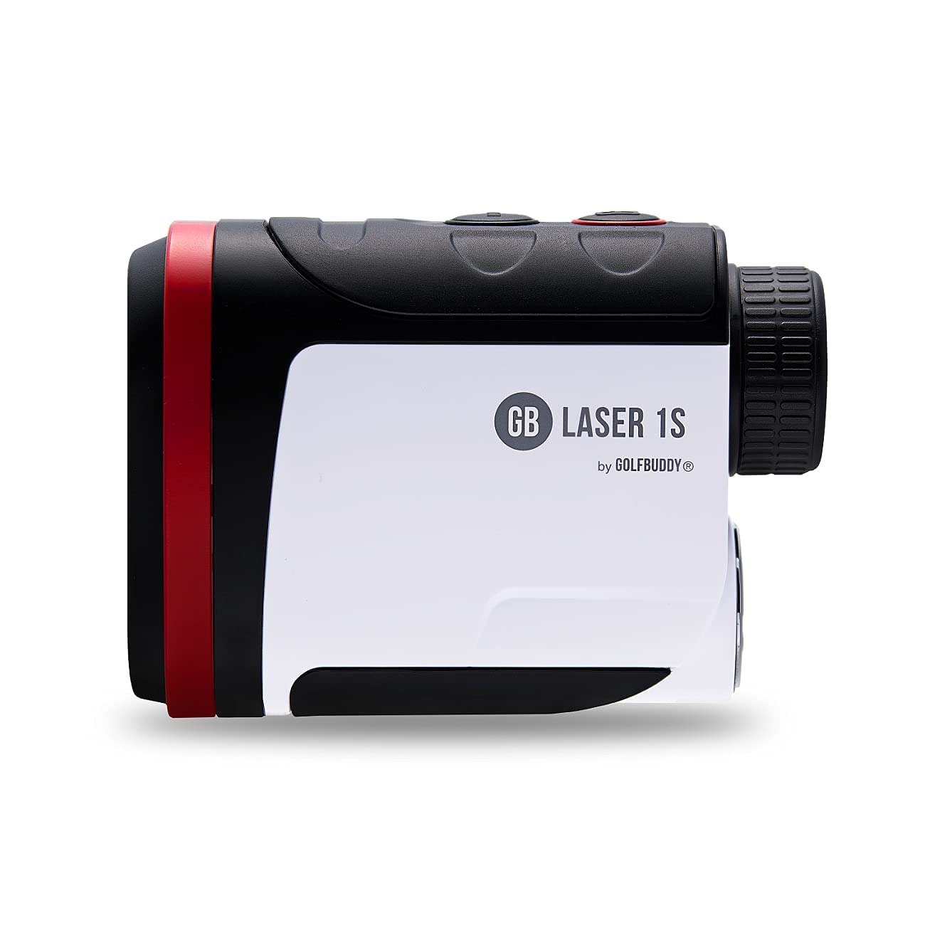 GOLFBUDDY Laser 1S Rangefinder with Slope, Pin Finder with Vibration, 880 Yard Range Finder, Slope Adjusted Distances, Accurate Measurement, 3 Targeting Mode, 6X Magnification, Wide LCD Display