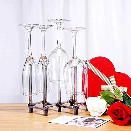 Venls Cup Drying Rack for Bottle,Drinking Glass/Plastic Bag Dryer for Reusable Ziplock Plastic Food Storage Bags Drying Rack Gray