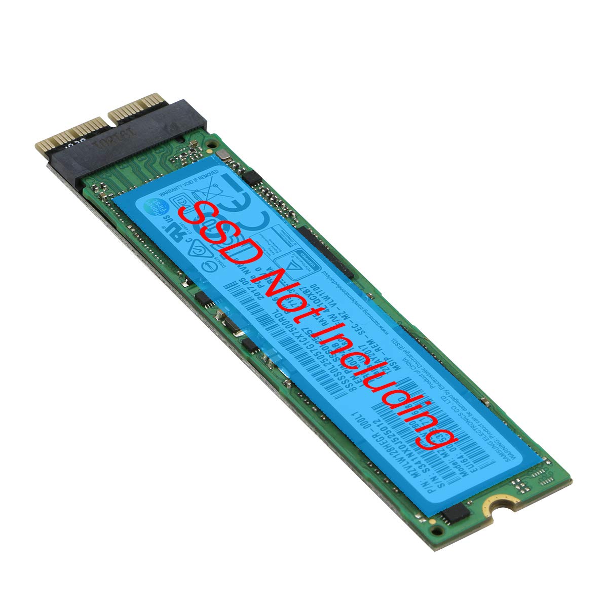 RIITOP M.2 NVMe SSD to 12+16Pin Upgrade Adapter for MacBook Air (2013-2017 Year) A1465 A1466 and Mac Pro (Late 2013-2015 Year)