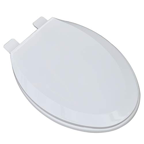 Plumbing Technologies, LLC 2F1E1-00 Toilet Seat, Elongated, White