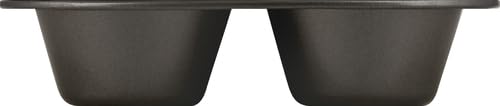 Good Cook 04033 Non-Stick Texas Muffin Pan, Steel, 3-1/2 in Dia x 16-1/2 in L x 10 in W x 8.7 in H