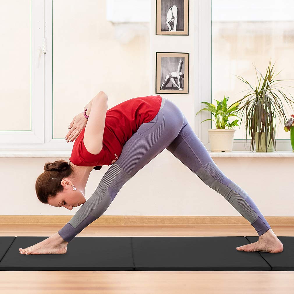 Gymnastics Mat Tumbling Mat Gym Mat Gymnastic Mat Foldding Lightweight Tumbling Mat 2 Inches Thick Fitness Yoga Exercise Mat Home Gym Mat Equipment