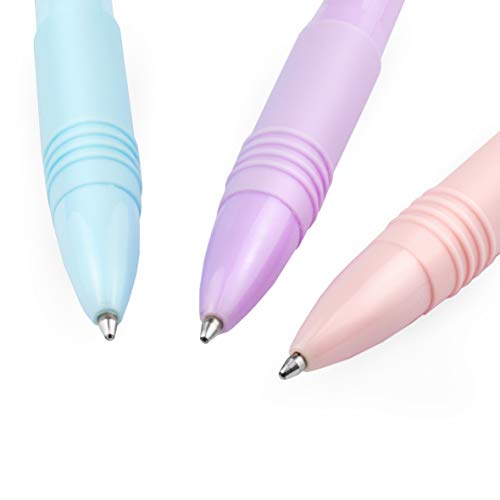 Zebra Z-Grip Smooth Ballpoint Pen - 1.0mm - Black Ink - 2 of Each Pastel Barrel - Pack of 10