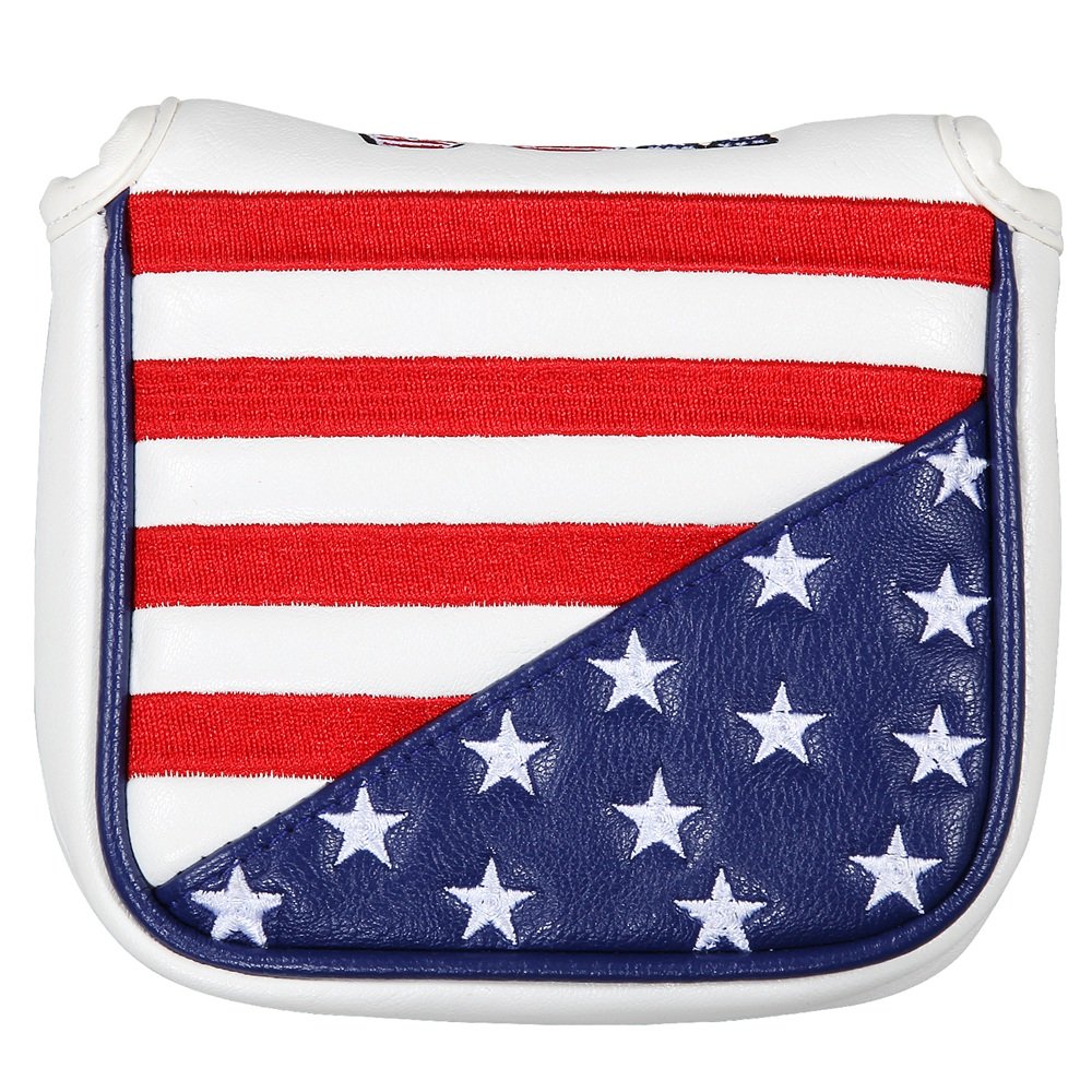 Golf Obsession New USA Large Mallet Putter Headcover with Magnetic Closure for Spider Putter