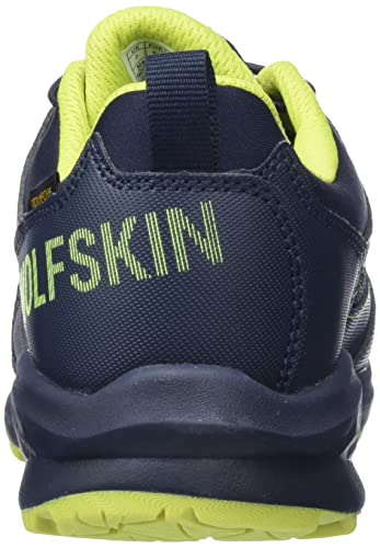 Jack Wolfskin Unisex Unleash 4 Speed Texapore K Hiking Shoe, Blue/Lime, 13 US Men