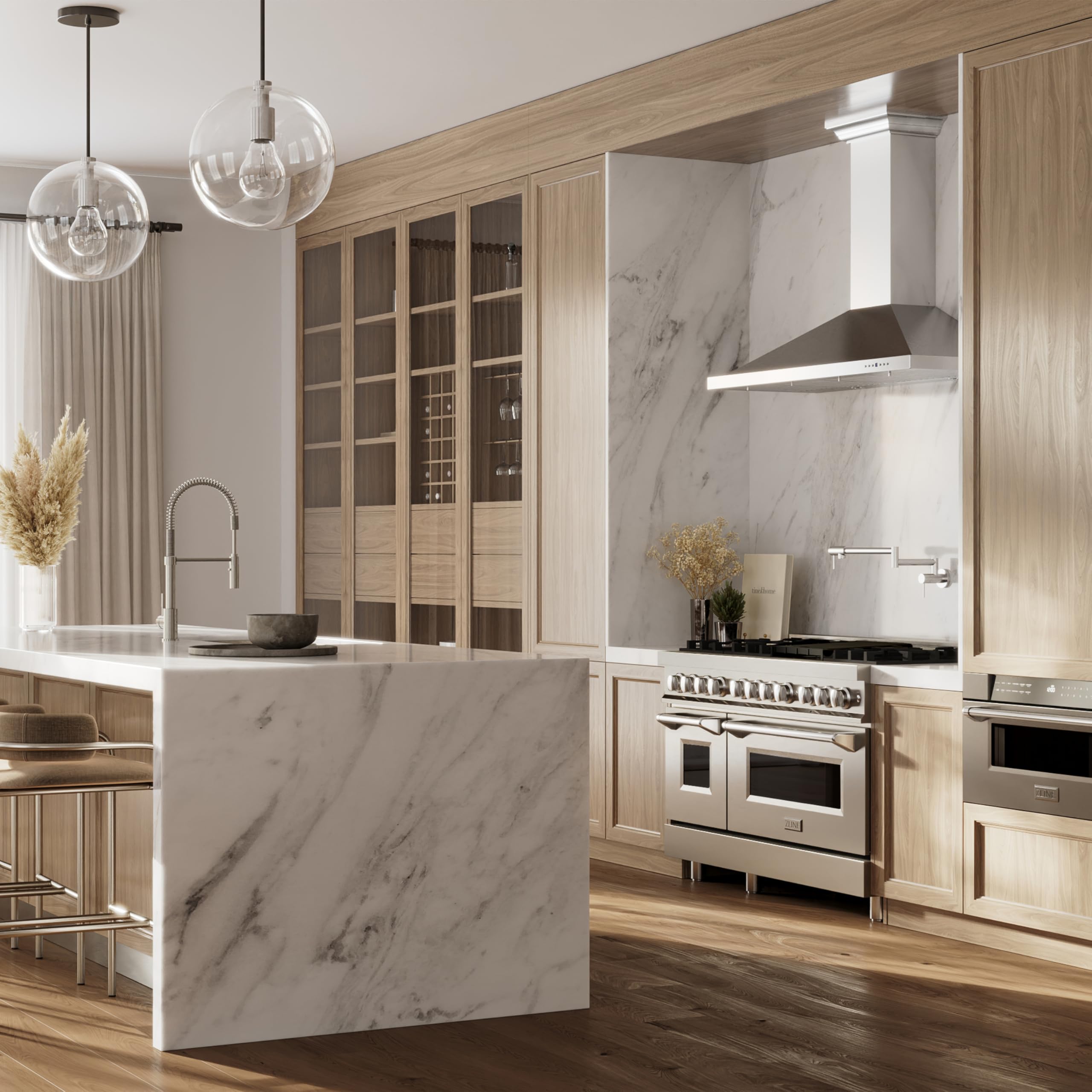 ZLINE Sierra Kitchen Faucet in Chrome (SRA-KF-CH)