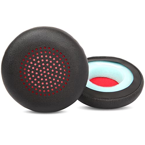 TaiZiChangQin Voyager Focus UC Upgrade Ear Pads Ear Cushions Replacement Compatible with Poly Voyager Focus UC / Voyager Focus 2 UC USB-A Headphone ( Protein Leather Earpads )