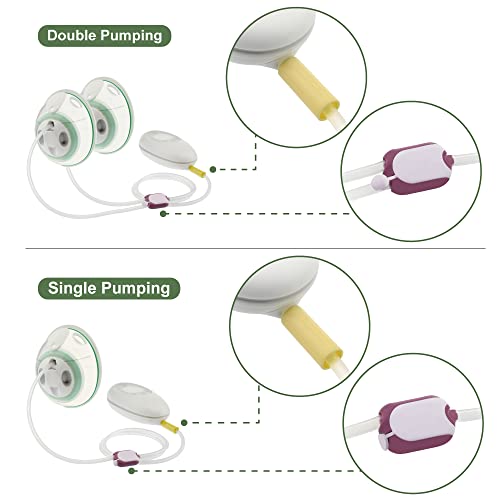 Maymom Tubing Compatible with Elvie Stride Pump; Not Original Elvie Stride Pump Parts or Accessories, Replacement Parts for Elvie Stride Tubing