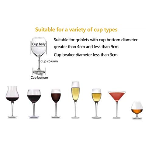 Stylish Simplicity Industrial Retro Stylish Simplicity Down Wine Rack Metal Creative Display Wine Glass Holder Household Goblet Holder Adjustable Height Restaurant Kitchen Bar Floating Wine Rack (Br