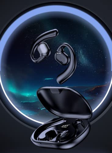 TEDATATA Wireless Bone Conduction Earphones Binaural Noise Reduction, Wireless high-Definition Calls,Suitable for Sports Workouts, Running, Cycling