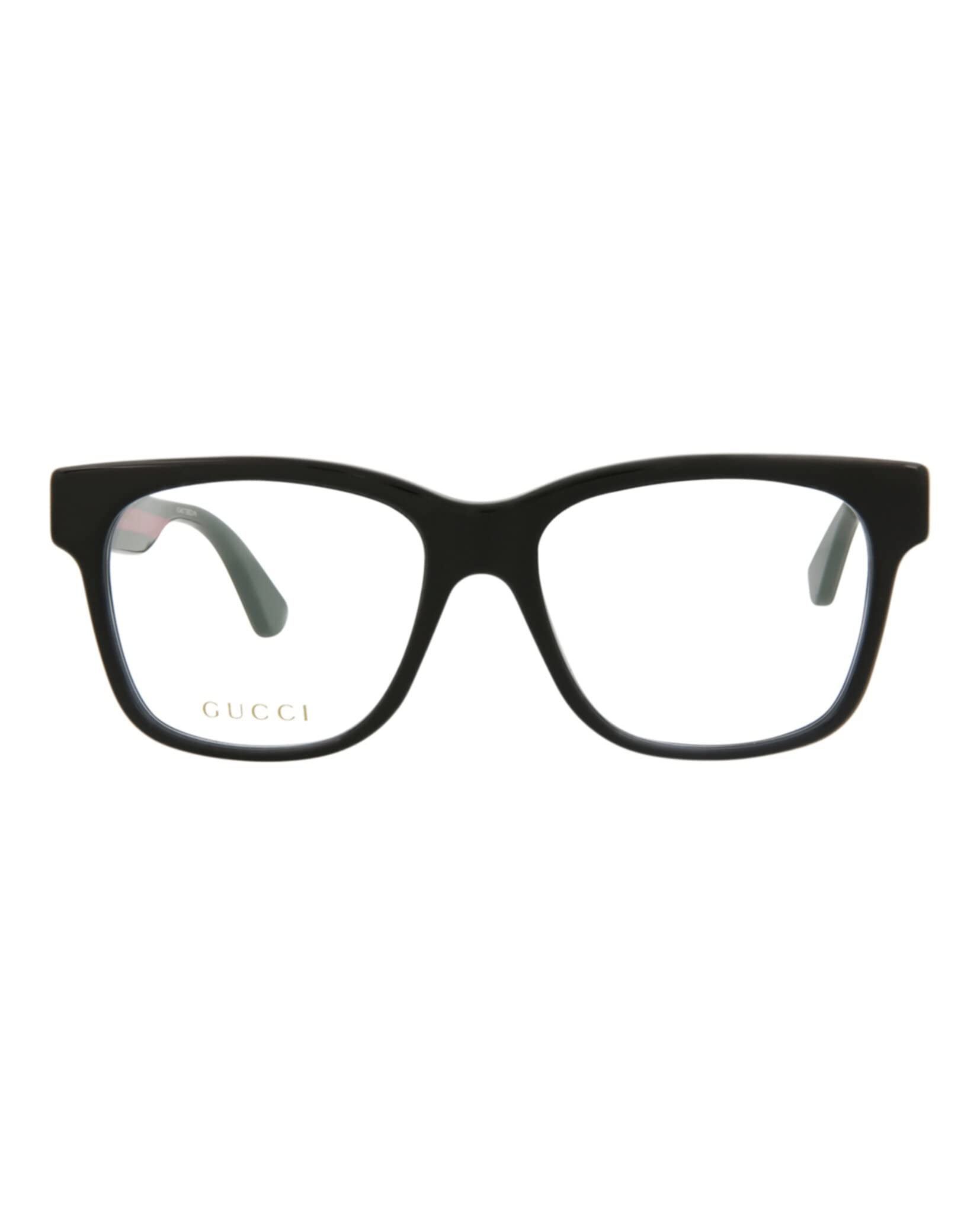 Gucci Square/Rectangle Optical Frames Shiny Black Luxury Eyewear Made In Italy Acetate Frame Designer Fashion for Everyday Luxury