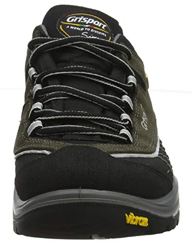 Grisport Men's Low Rise Hiking Boots, Grey Black Grey, 13