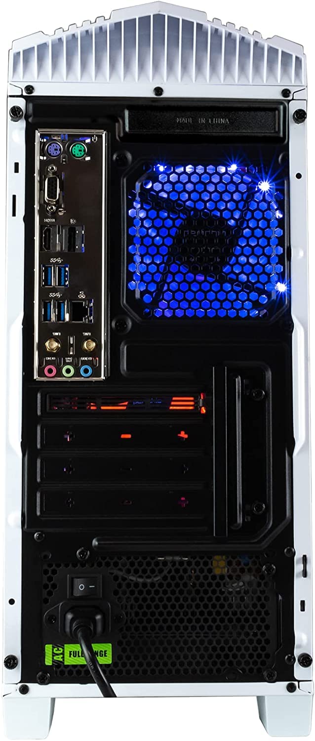 Periphio Warp Gaming PC with AMD Athlon 3000G, Radeon Vega 3 iGPU, 500GB SSD, 16GB DDR4 RAM, Windows 10, 4-in-1 RGB Gaming Bundle, and XXL Desk Mat